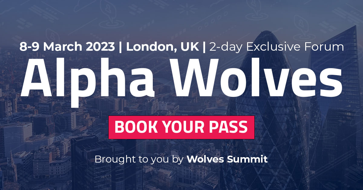 Attend Alpha Wolves as a Scale-up | April 7-8, 2022